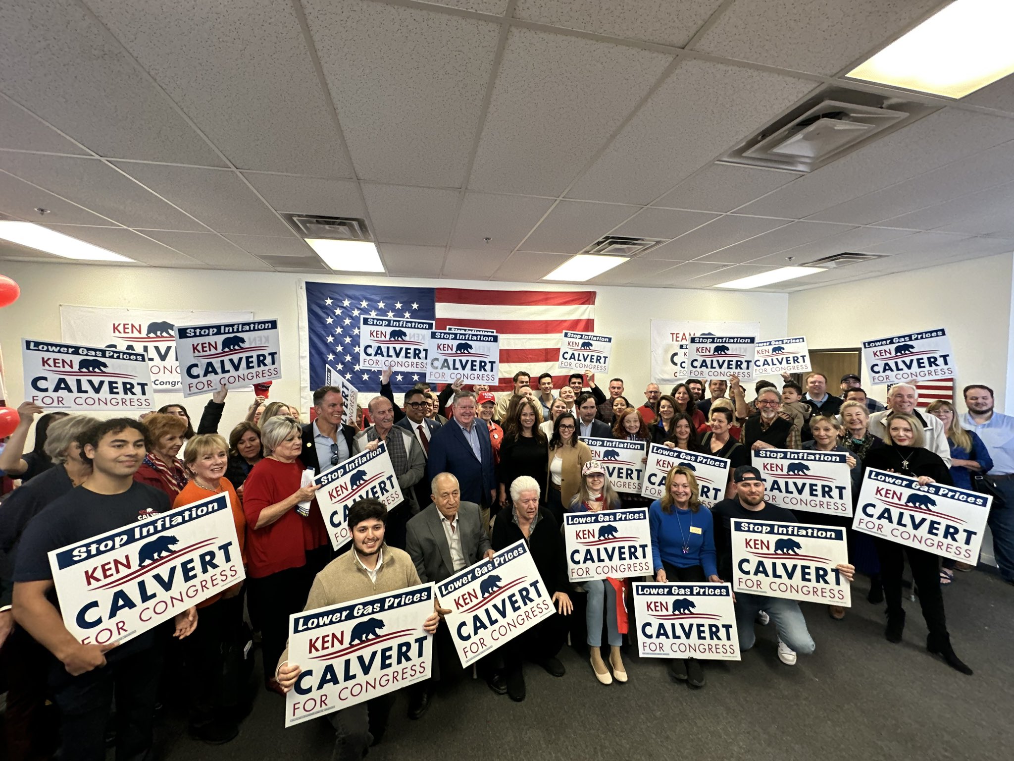 NRCC Palm Desert Battle Station Opens with Congressman Ken Calvert ...